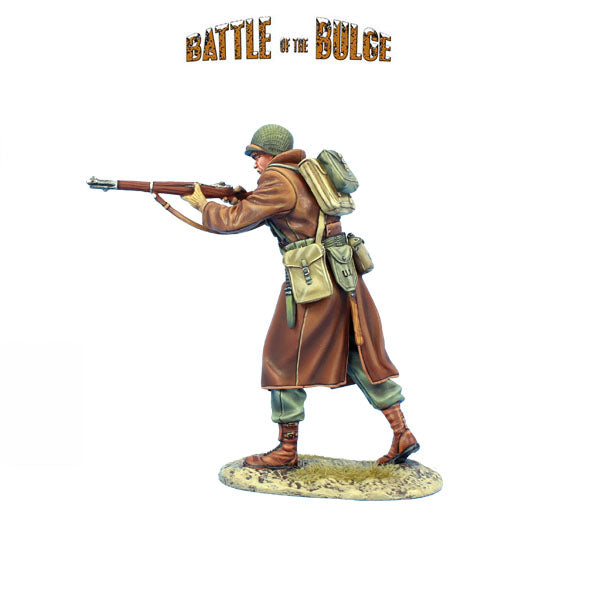 BB038 US Winter Infantry Firing M1 Garand - The History Store