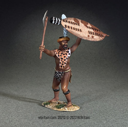 20213 - Senior Zulu Warrior with Axe – The History Store