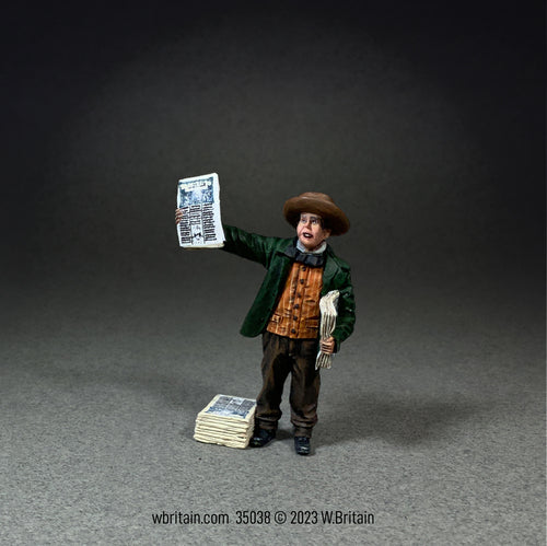 35038 - “Read All About It!” Mid 19th Century Newspaper Boy – The ...