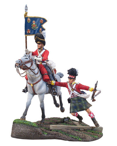 36041 - "Forward Gordon's" - Scots Grey Guidon Bearer and Gordon Highl ...
