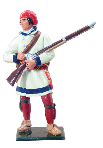 47020 - French Canadian Militia in Capote, 1755-63 - The History Store