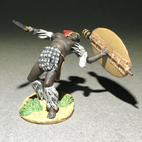 50091C - Anglo-Zulu War - Zulu Warrior falling back "Clubbed" – The ...