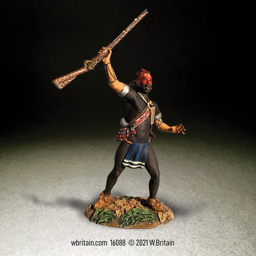 16088 - Native Warrior Yelling War Cry – The History Store