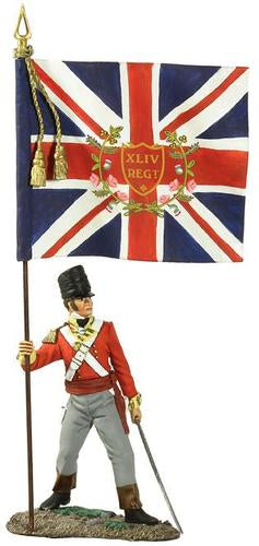 36111 - British 44th Foot Regiment Battalion Company Ensign with King ...