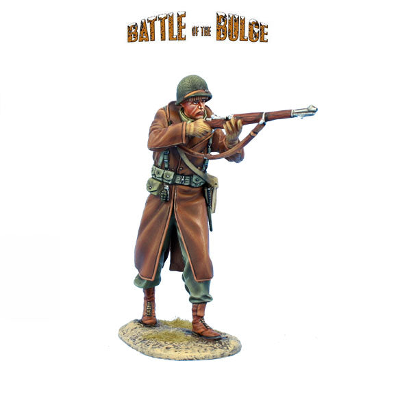 BB038 US Winter Infantry Firing M1 Garand - The History Store