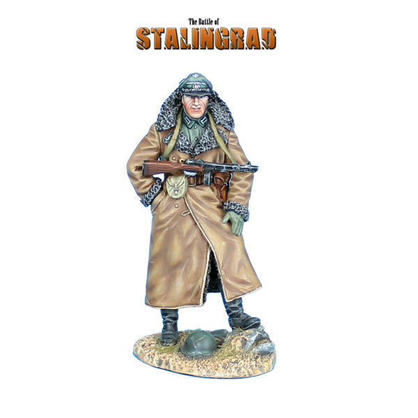 GERSTAL079 GERMAN HAUPTMANN IN RUSSIAN FUR LINED GREATCOAT BY FIRST LE ...