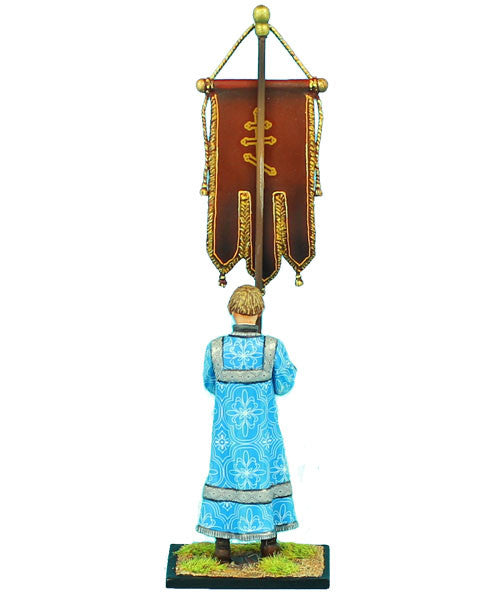 NAP0444 Russian Boy with Religious Gonfalon - The History Store