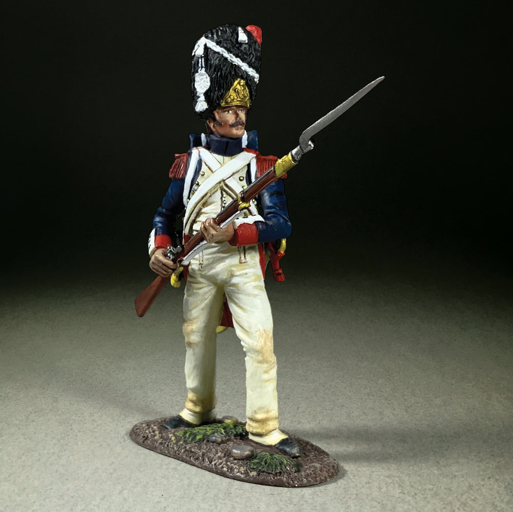 36187 French Imperial Guard Standing Defending , 1815 – The History Store